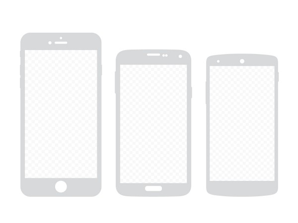 Free smartphone wireframe templates