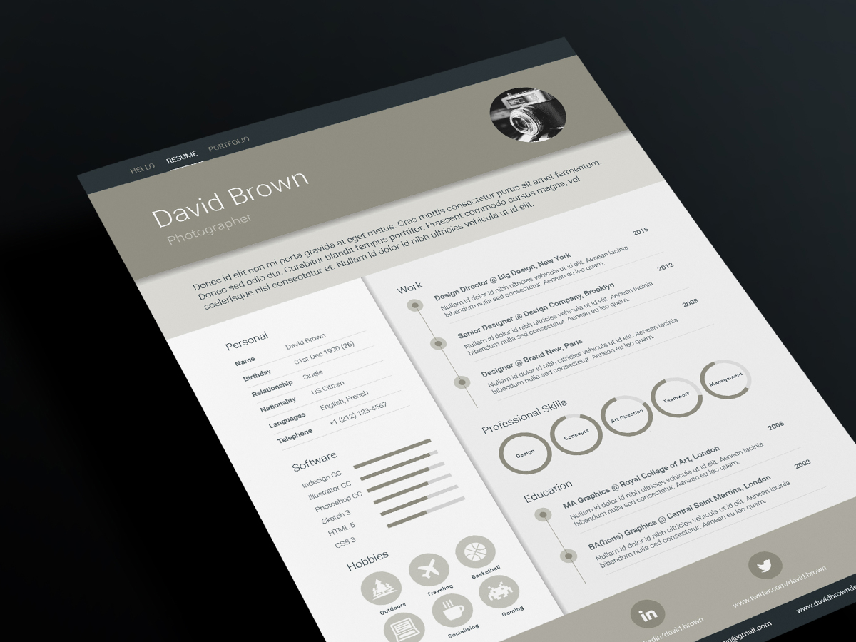 Job Resume - www.ikono.me